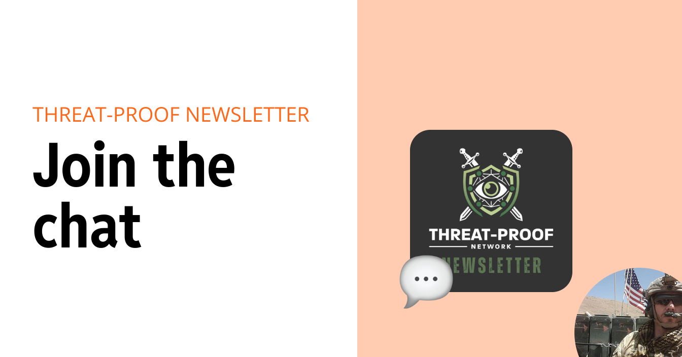 Threat-Proof Newsletter chat