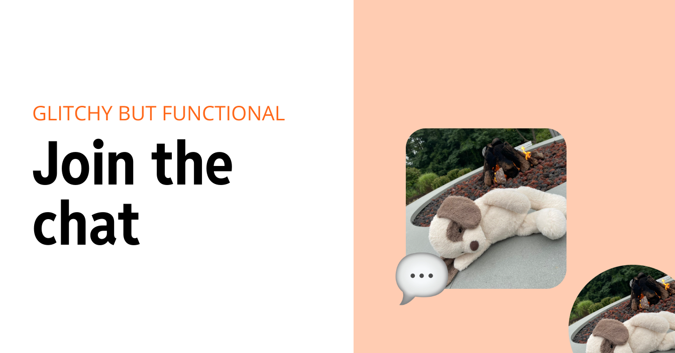 Glitchy But Functional chat