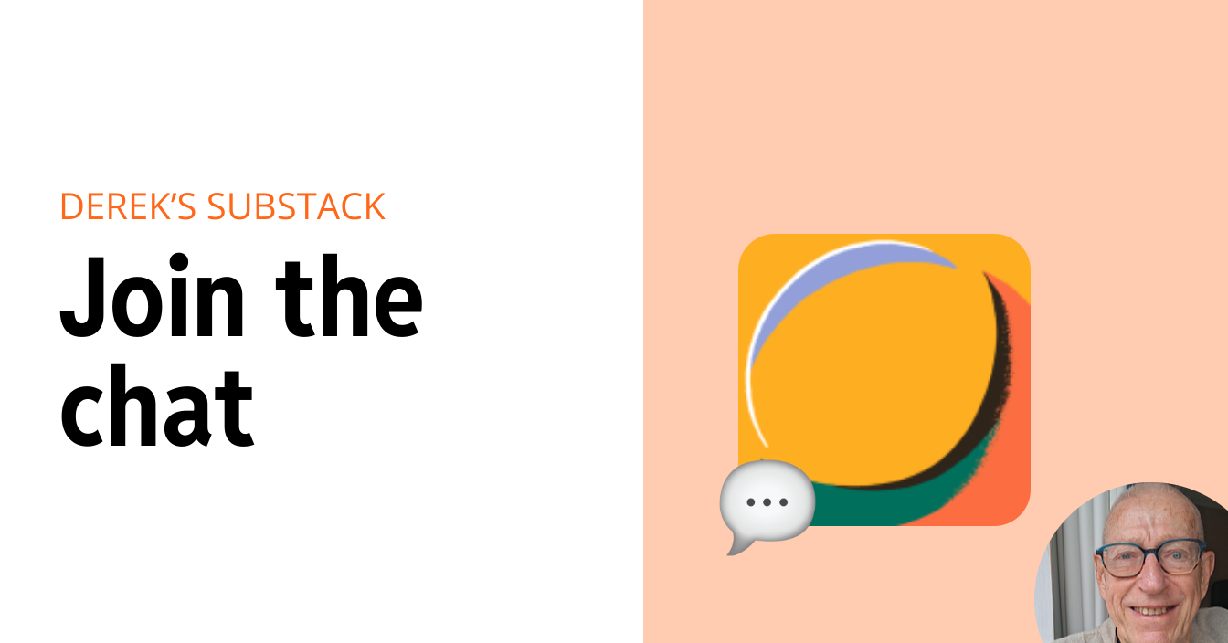 Derek’s Substack chat