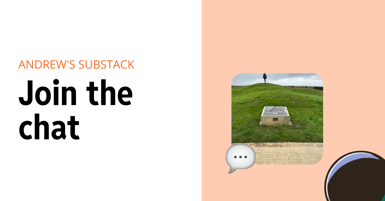 Andrew's Substack chat