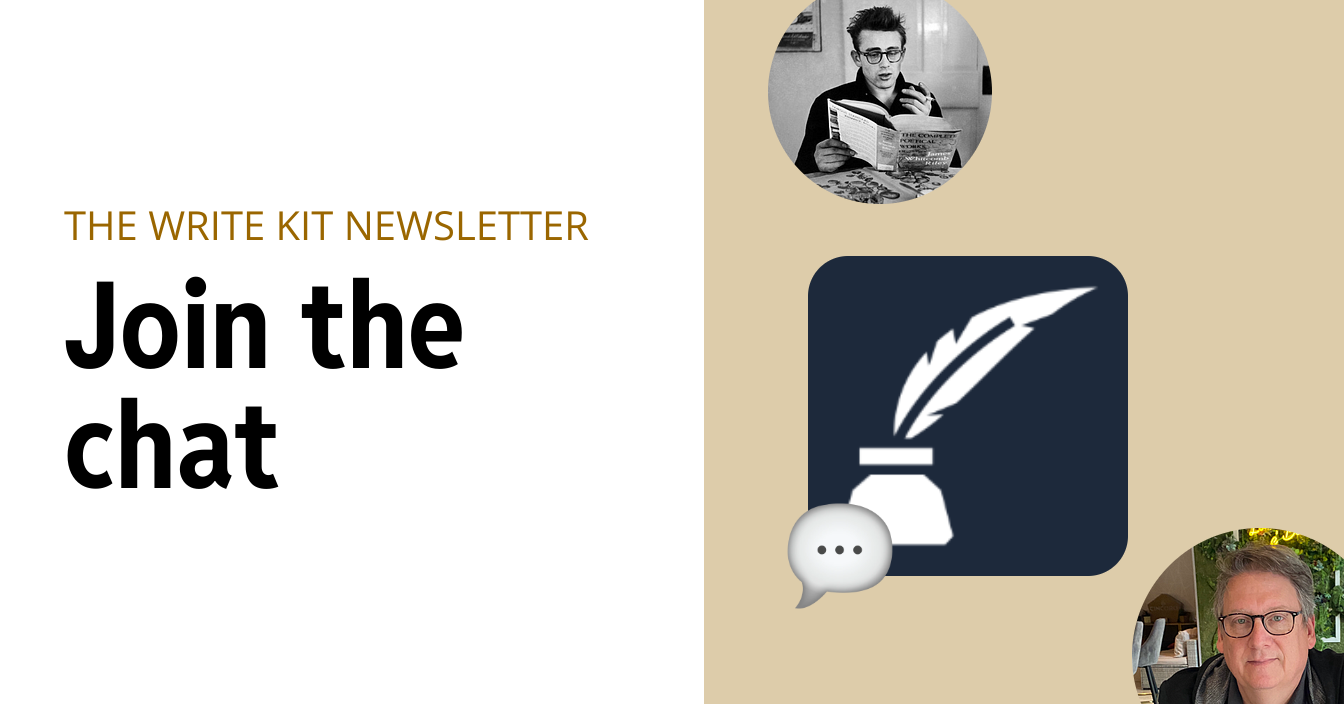 The Write Kit Newsletter chat