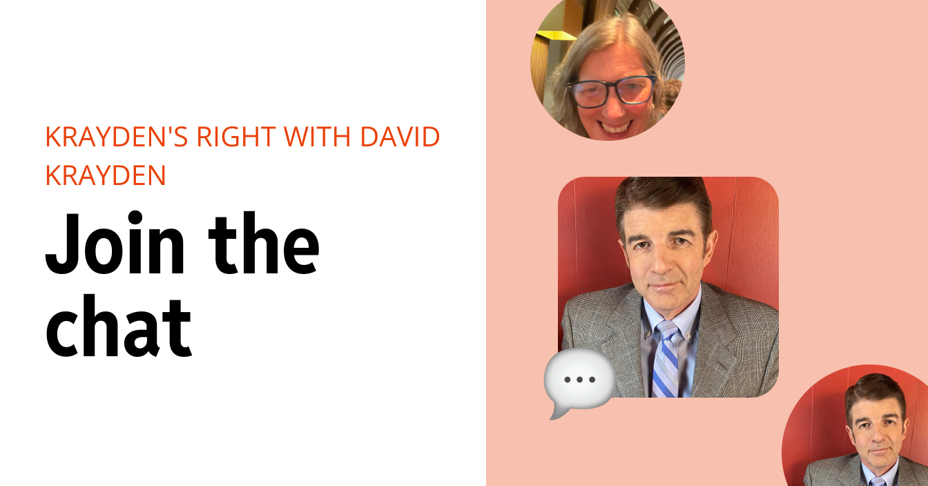 Krayden's Right with David Krayden chat