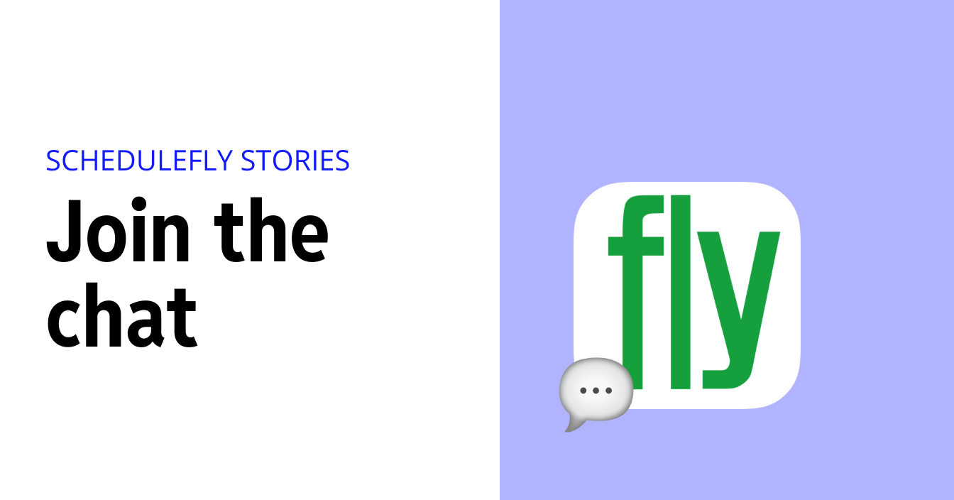 Schedulefly Stories chat