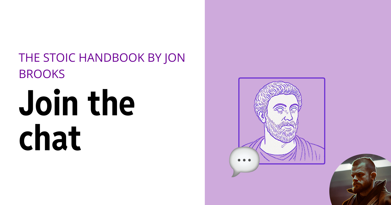 The Stoic Handbook by Jon Brooks chat